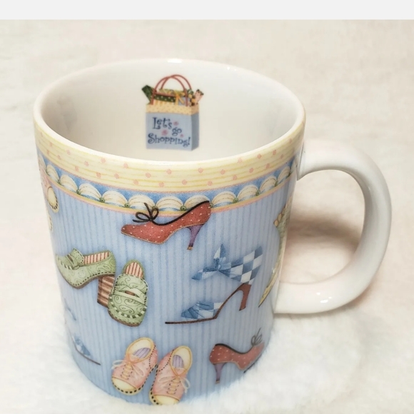 Amcal | Art | Shoe Sale Mug Lets Go Shopping Porcelain Art Mug W Box ...